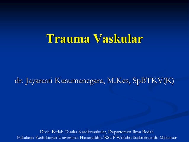 Vascular Trauma.pptx