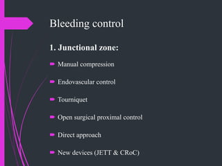 Lower extremity Vascular Trauma: Challenges & Pitfalls | PPT