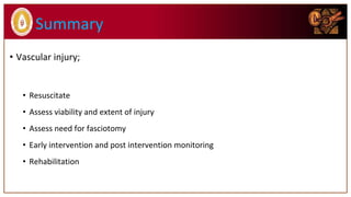 VASCULAR TRAUMA CSSL 2021 .pptx