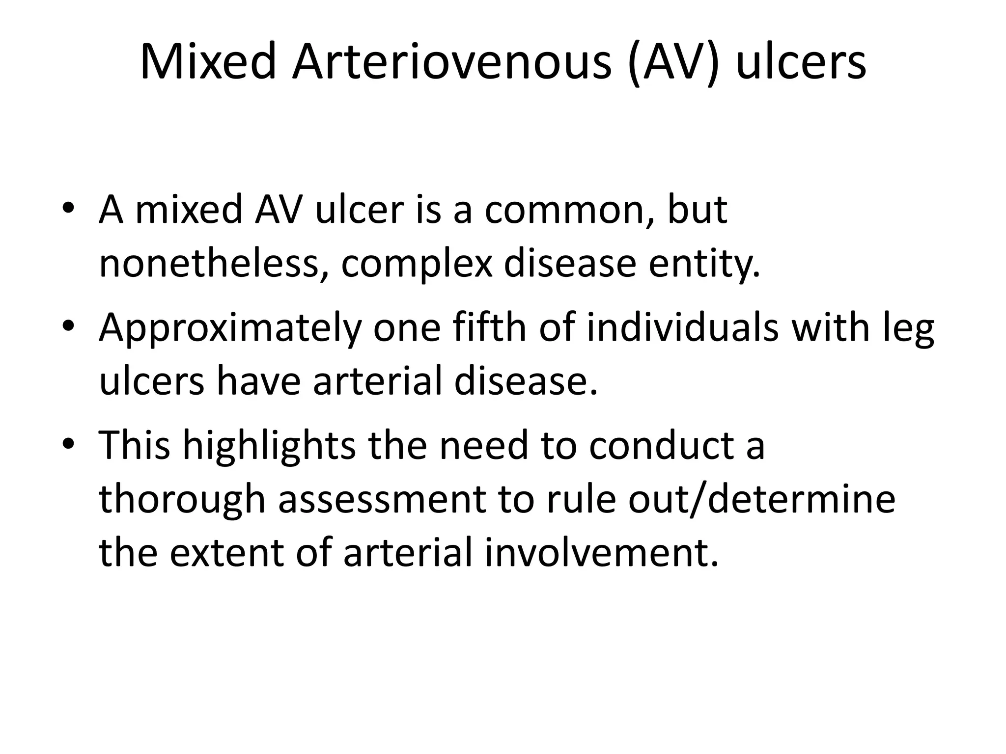 Vascular Ulcers Ppt - | PPTX