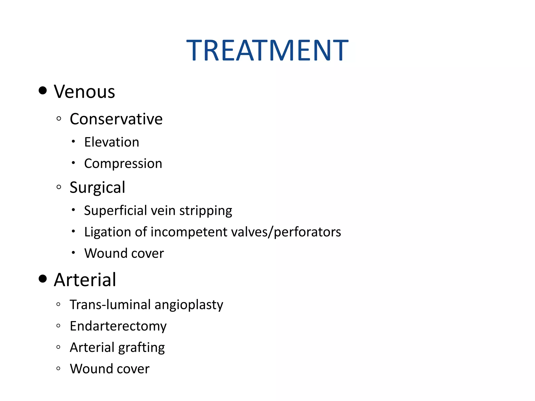 Vascular Ulcers Ppt - | PPTX