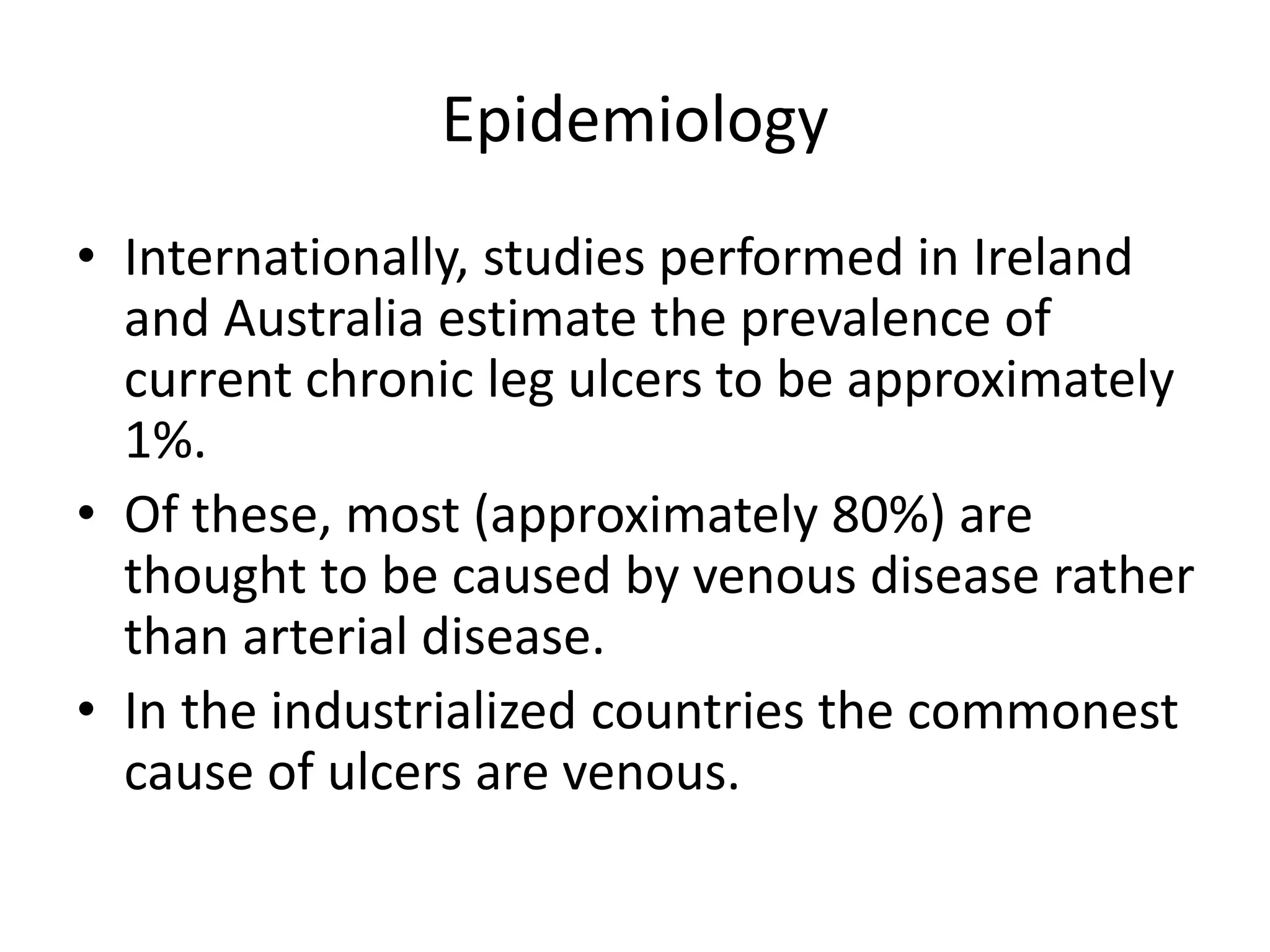 Vascular Ulcers Ppt - | PPTX