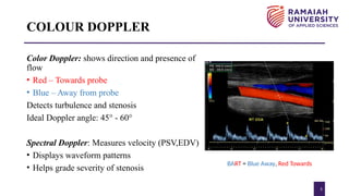 Vascular Ultrasound and Colour Doppler.pptx