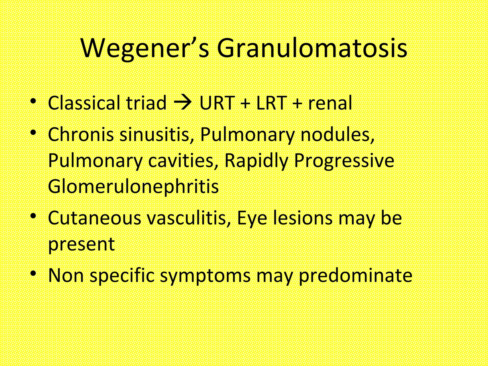 Vasculitis Ppt