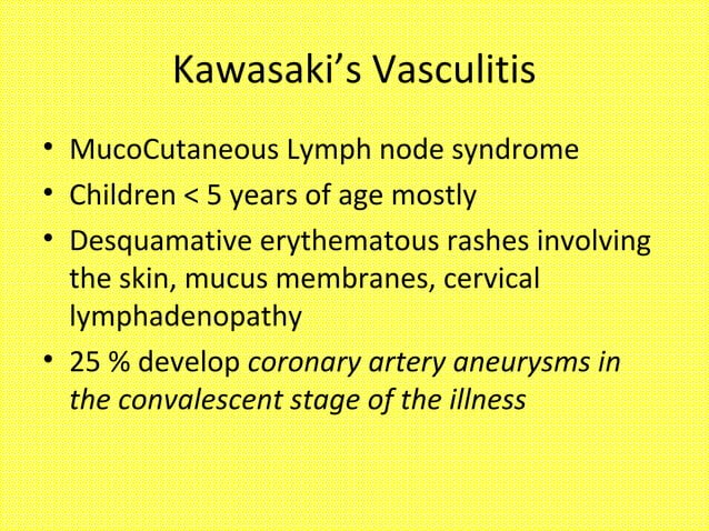 Vasculitis | PPT | Blood Disorders | Diseases and Conditions