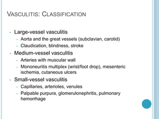 Vasculitis | PPTX