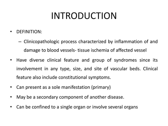 Vasculitis Ppt