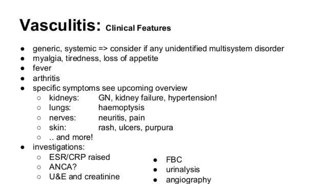 Vasculitis | PDF