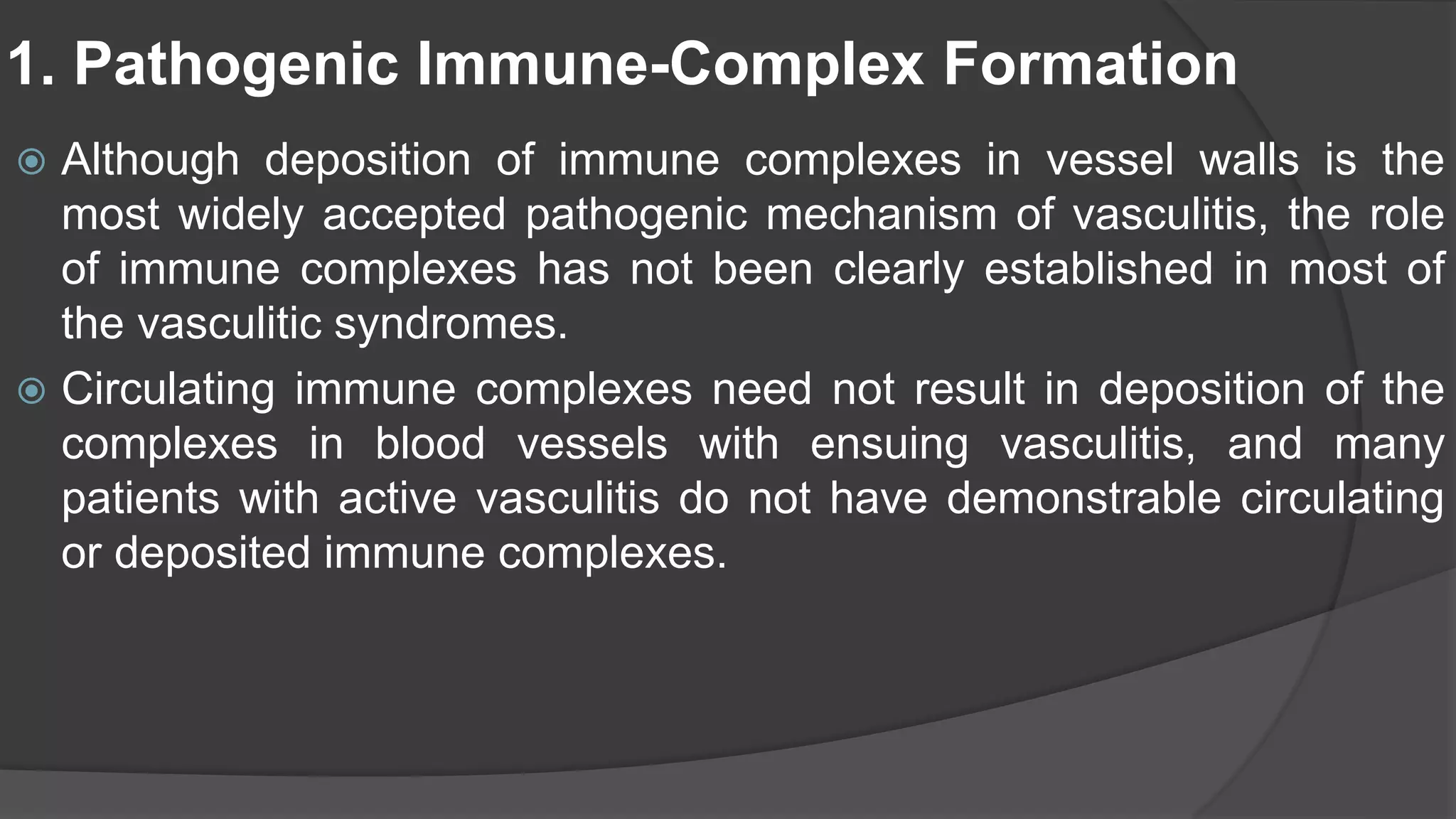 THE VASCULITIS SYNDROME | PPTX
