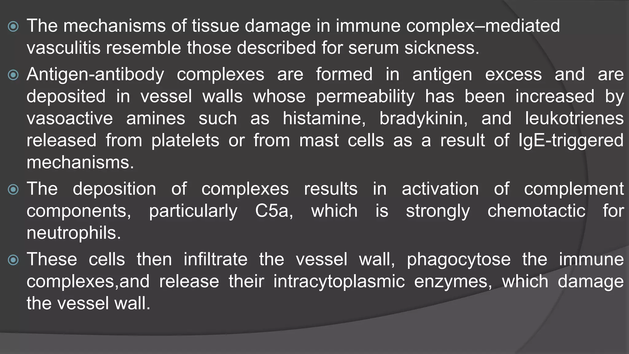 THE VASCULITIS SYNDROME | PPTX