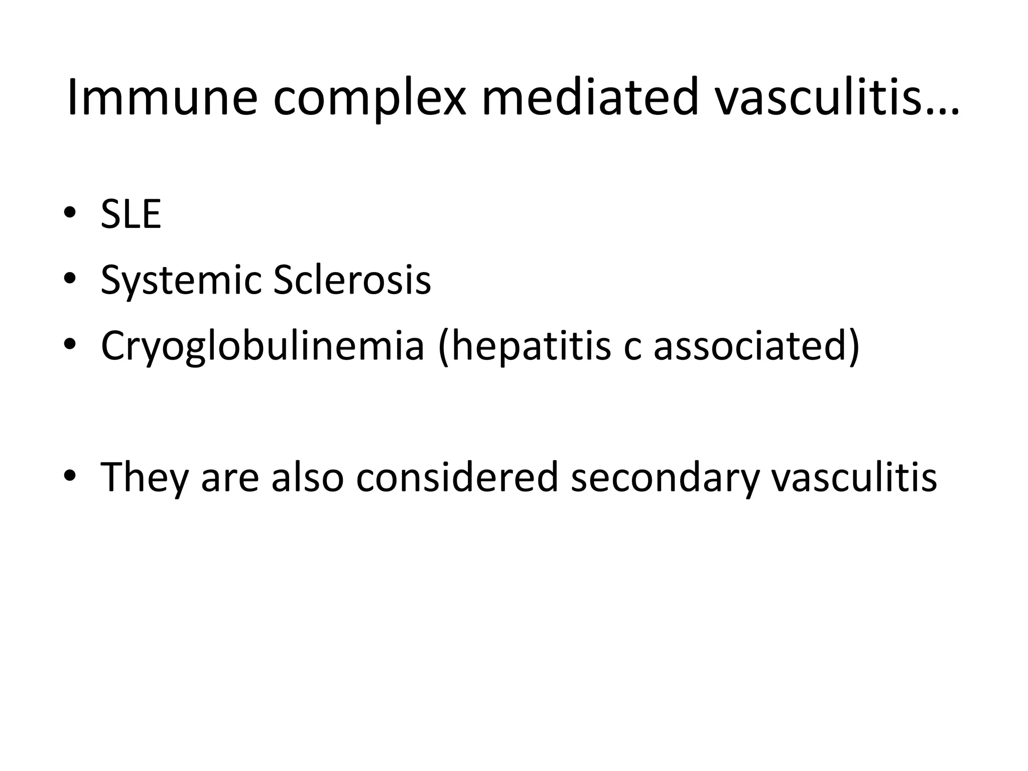 Small vessel vasculitis | PPTX