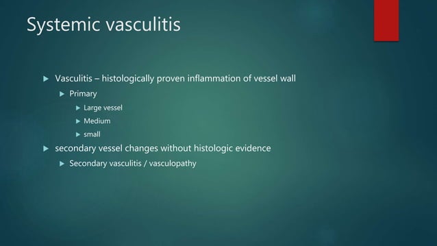 Vasculitis | PPT