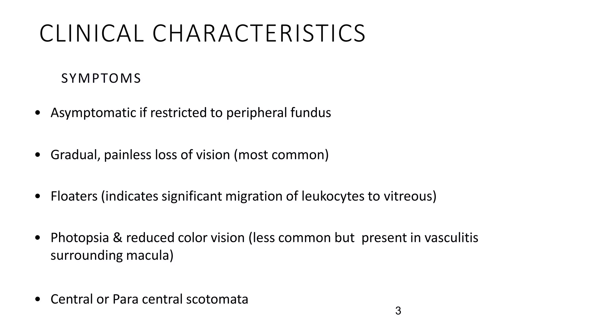 Retinal Vasculitis | PPTX