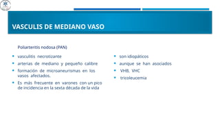 VASCULITIS en urgencias y cuidados intensivos | PPTX