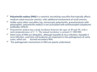 Clinical overview on Vasculitis .pptx