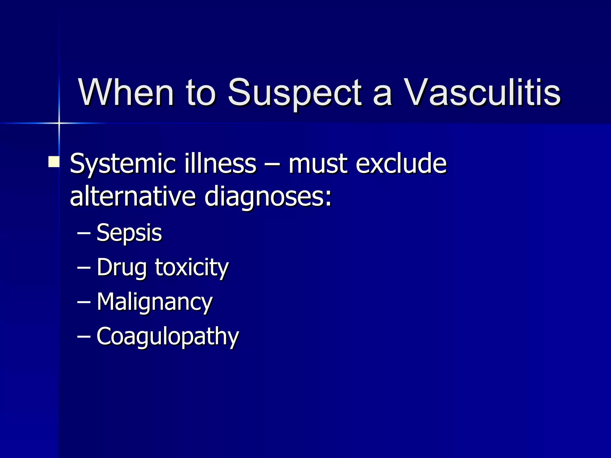 Vasculitis Overview | PPT