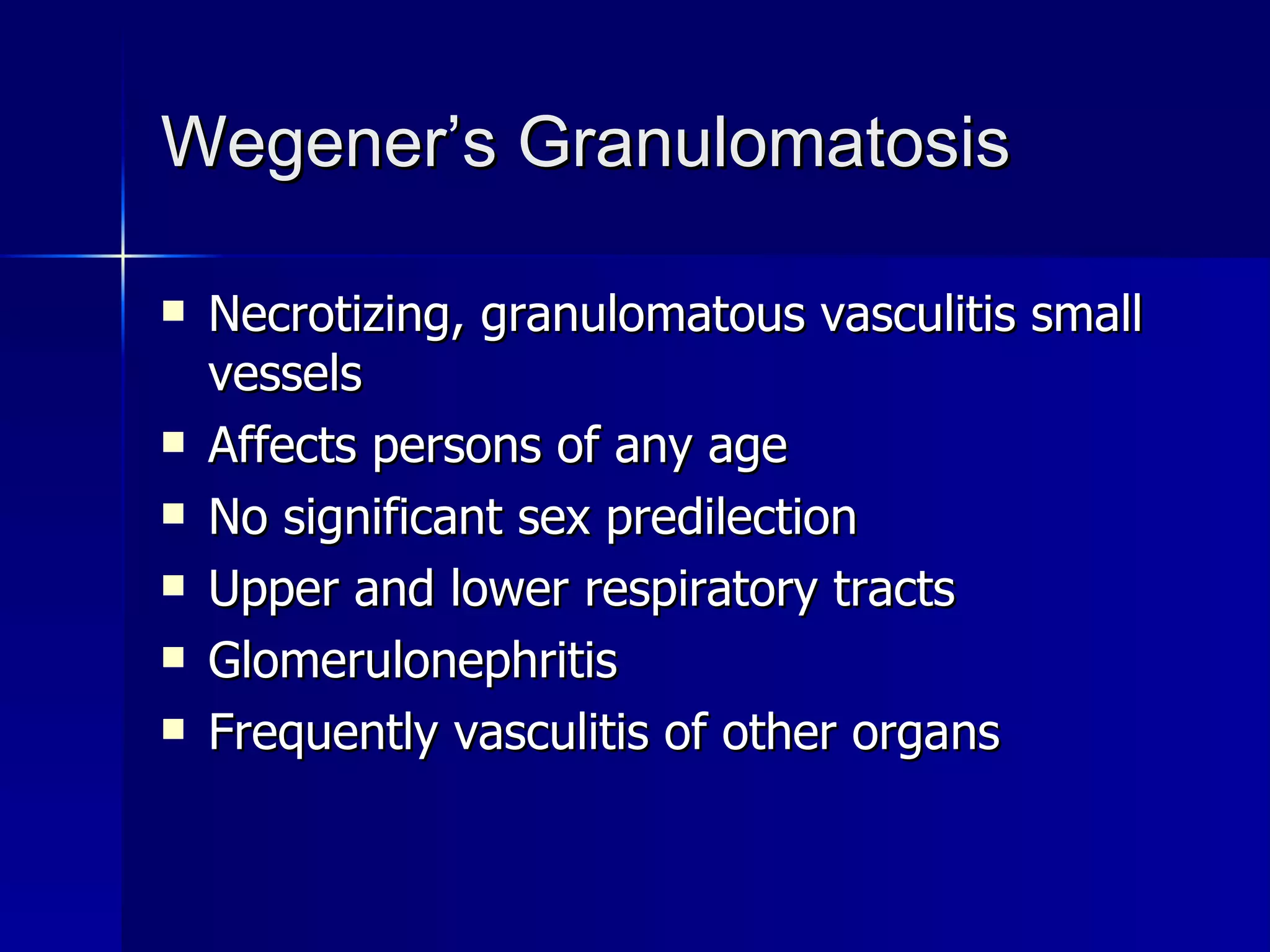 Vasculitis Overview | PPT