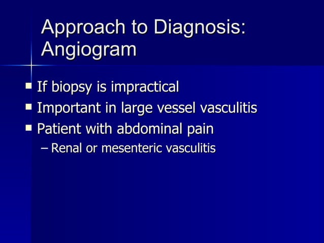Vasculitis Overview | PPT