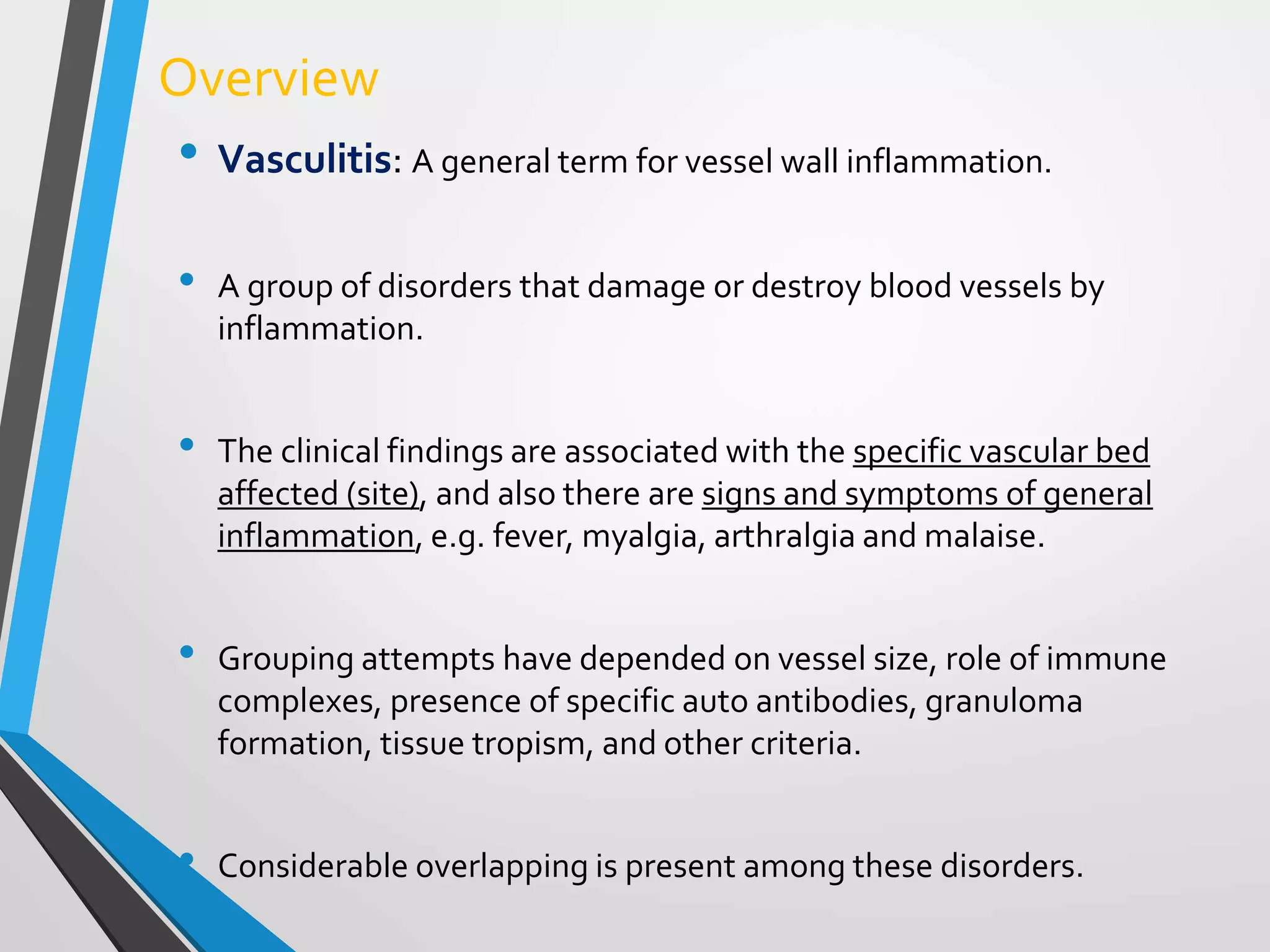 Vasculitis | PPTX