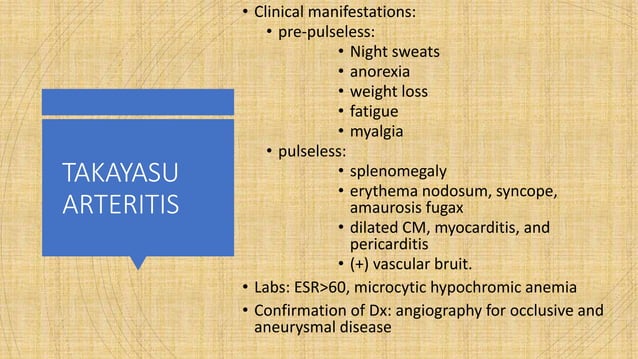 Vasculitis1 | PPTX