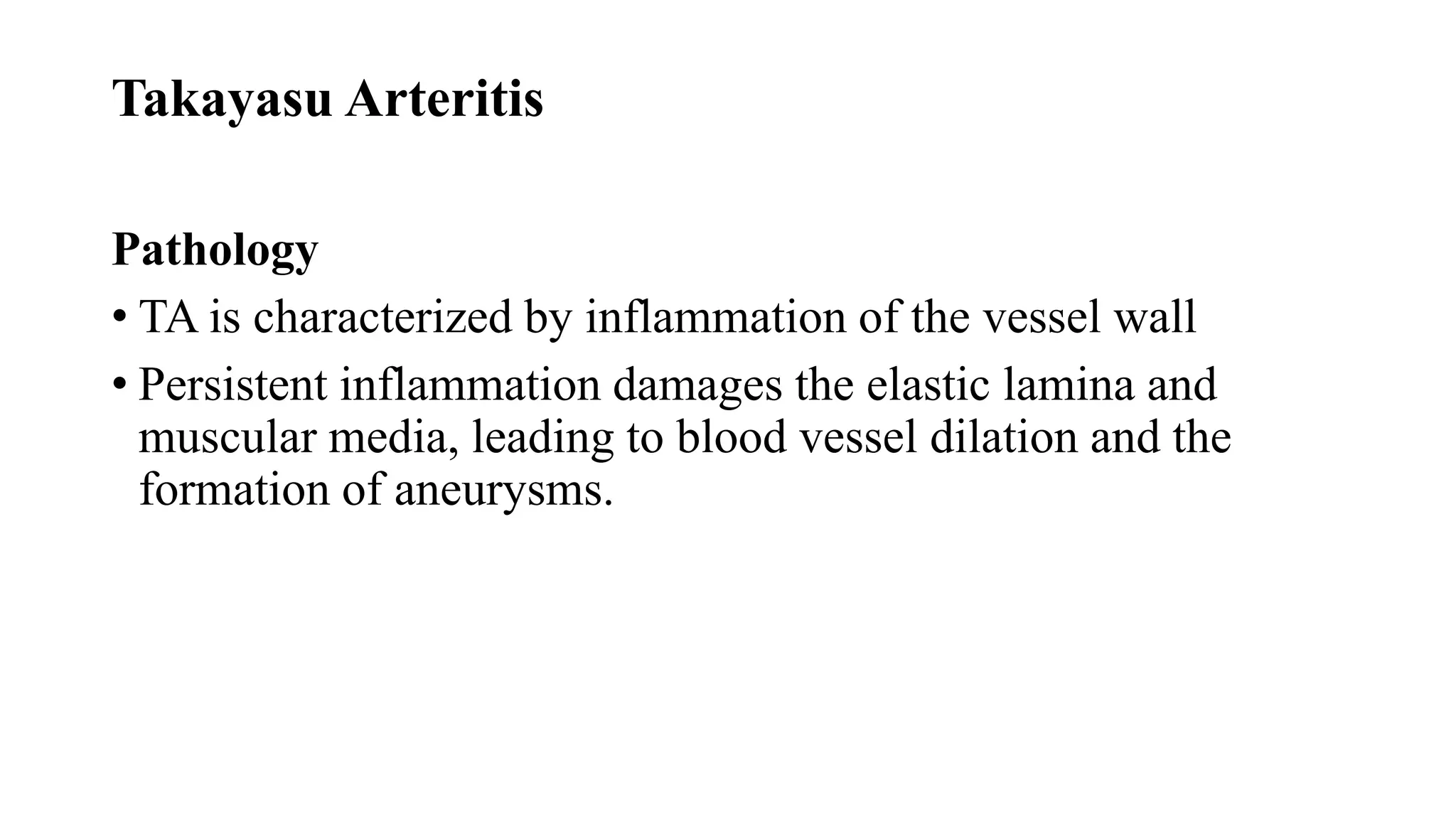 Childhood Vasculitis pathology & Pathogenesis | PPTX