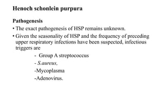 Childhood Vasculitis pathology & Pathogenesis | PPTX