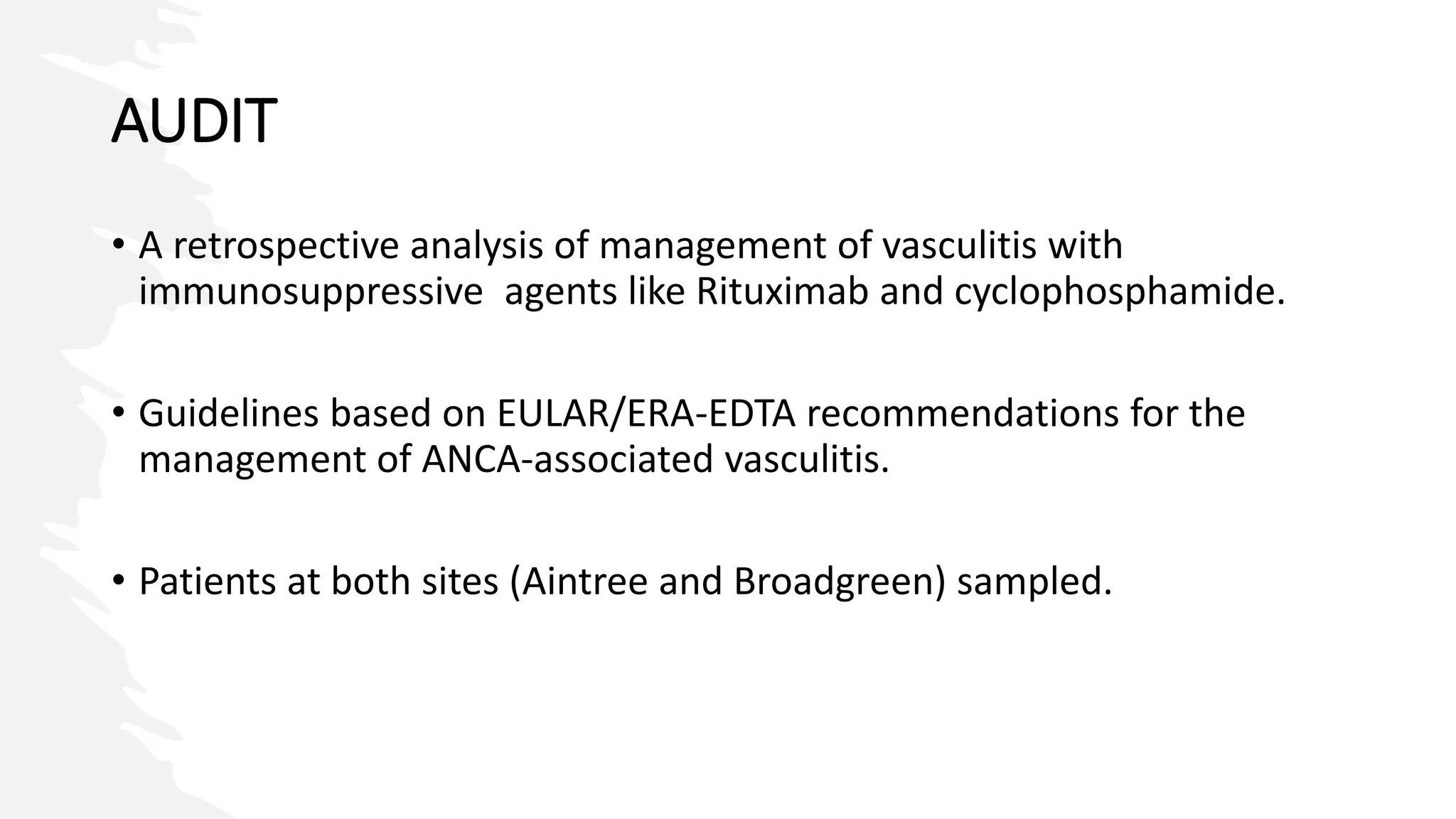 VASCULITIS Audit.pptx