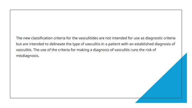 vasculitis classification in clinical medicine.pptx
