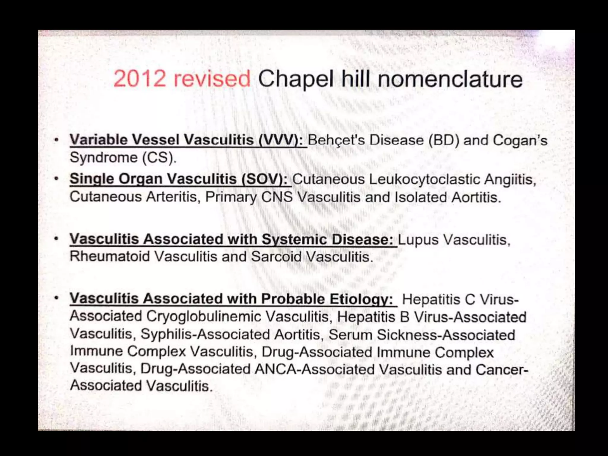 Vasculitis -an approach | PPTX