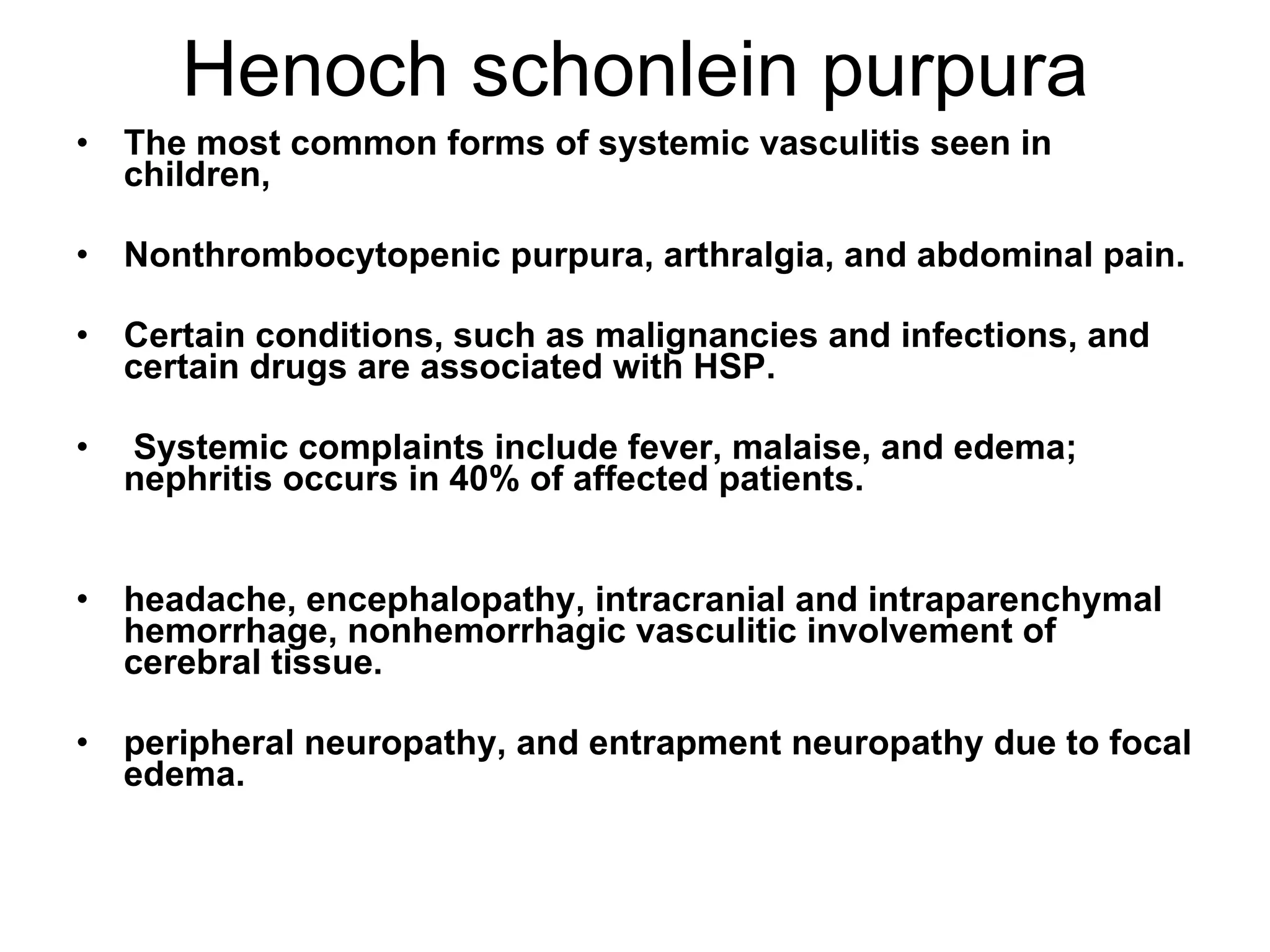 neurologic presentations of systemic vasculitis | PPT