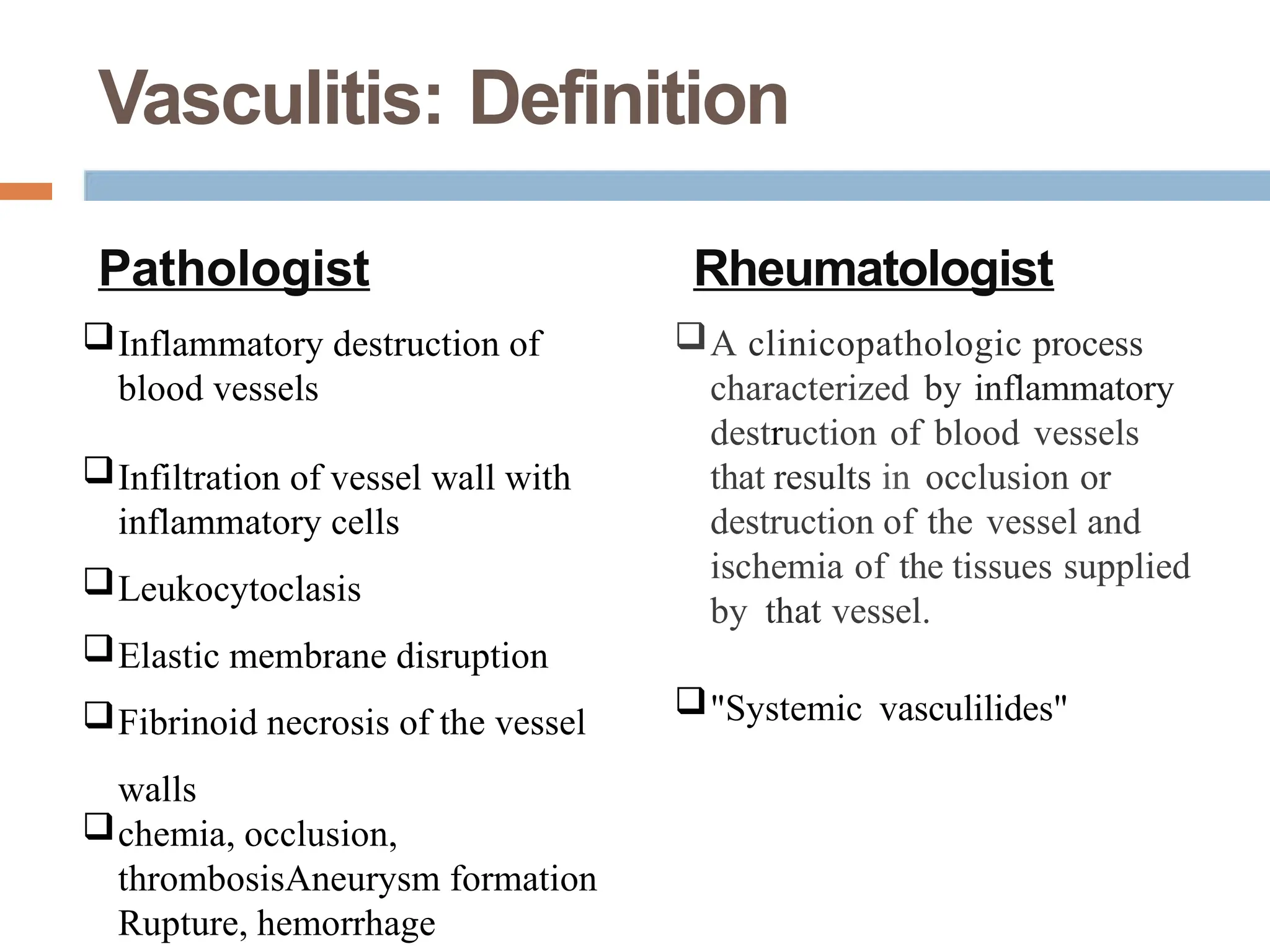 vasculitis blood vessel pathology imp pdf | PPT
