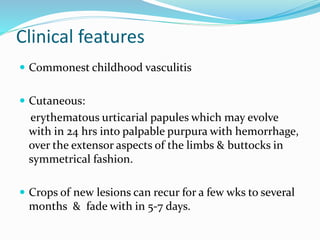 Cutaneous Vasculitis | PPTX