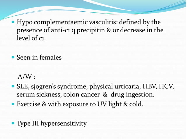 Cutaneous Vasculitis | PPTX
