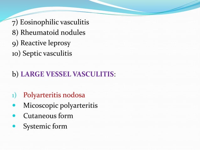 Cutaneous Vasculitis | PPTX