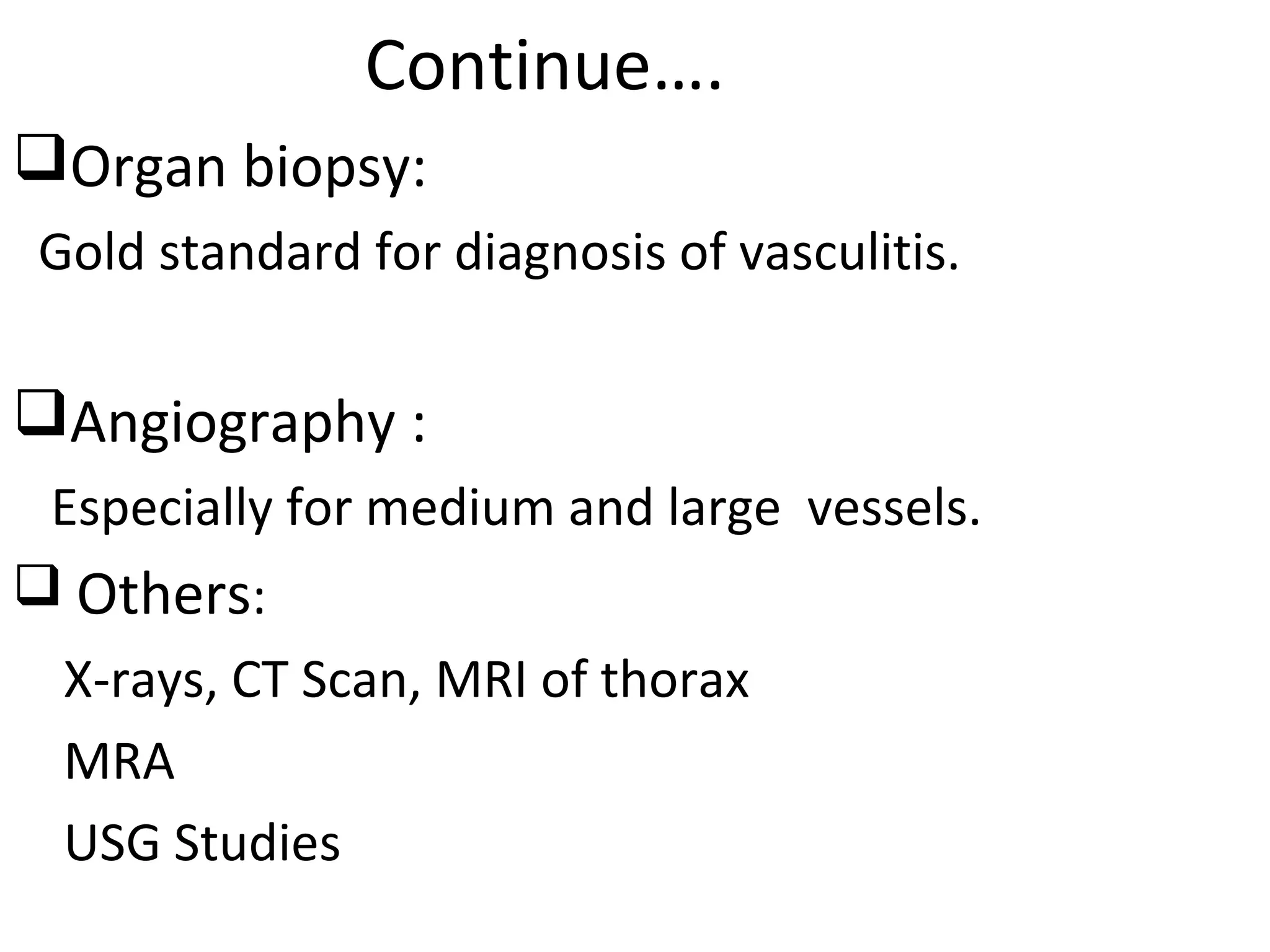 Vasculitis syndrome an approach -and-basic principles of treatment | PPT