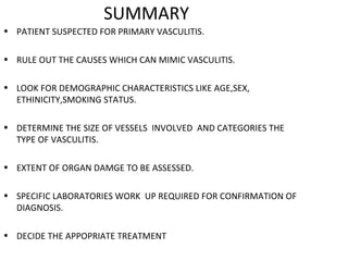 Vasculitis syndrome an approach -and-basic principles of treatment | PPT