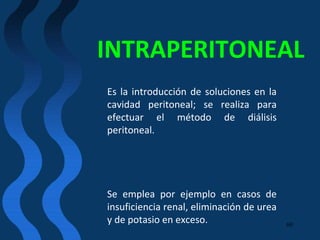 Vías de administración de los farmacos | PPT