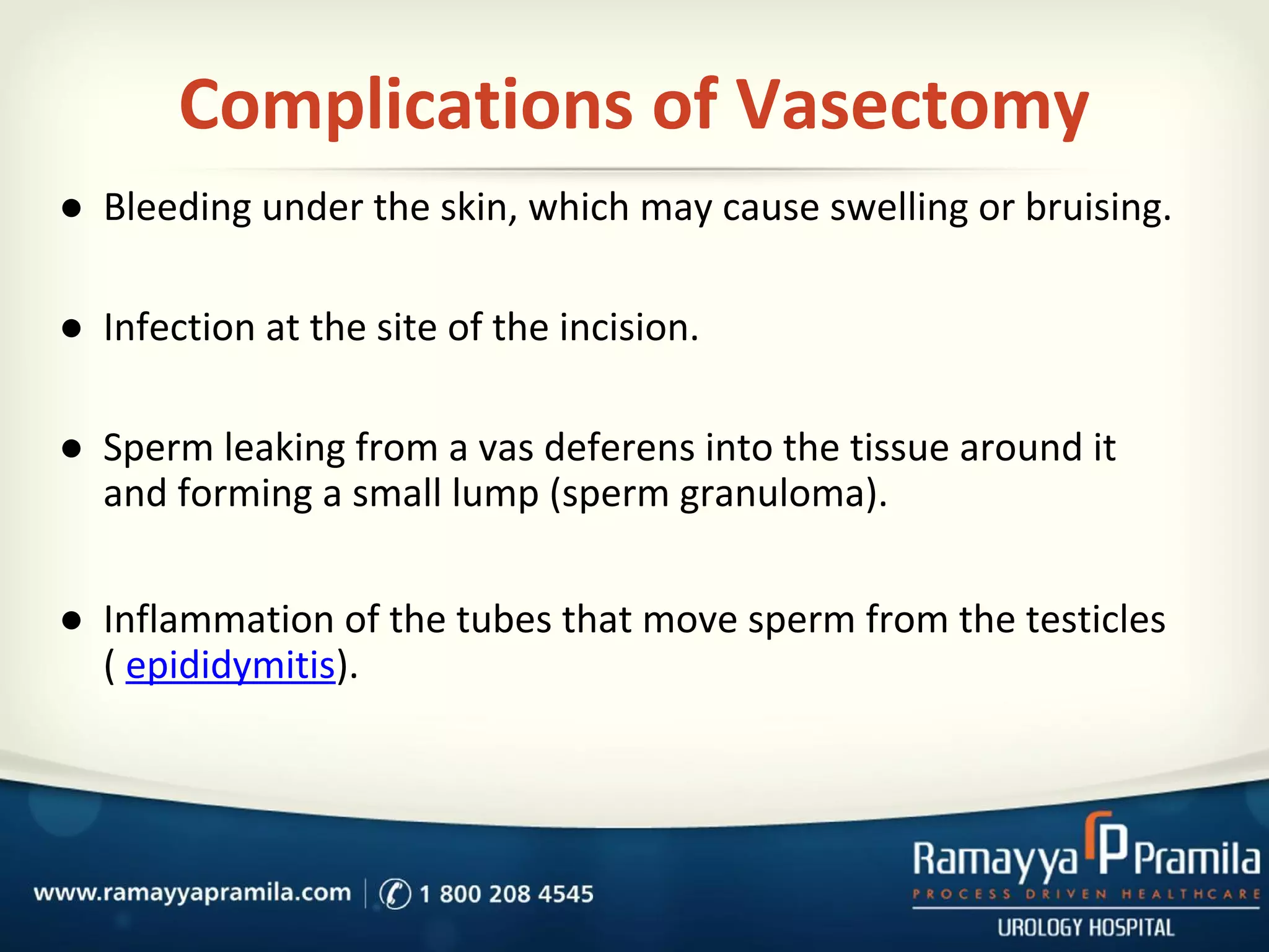 Vasectomy | PDF