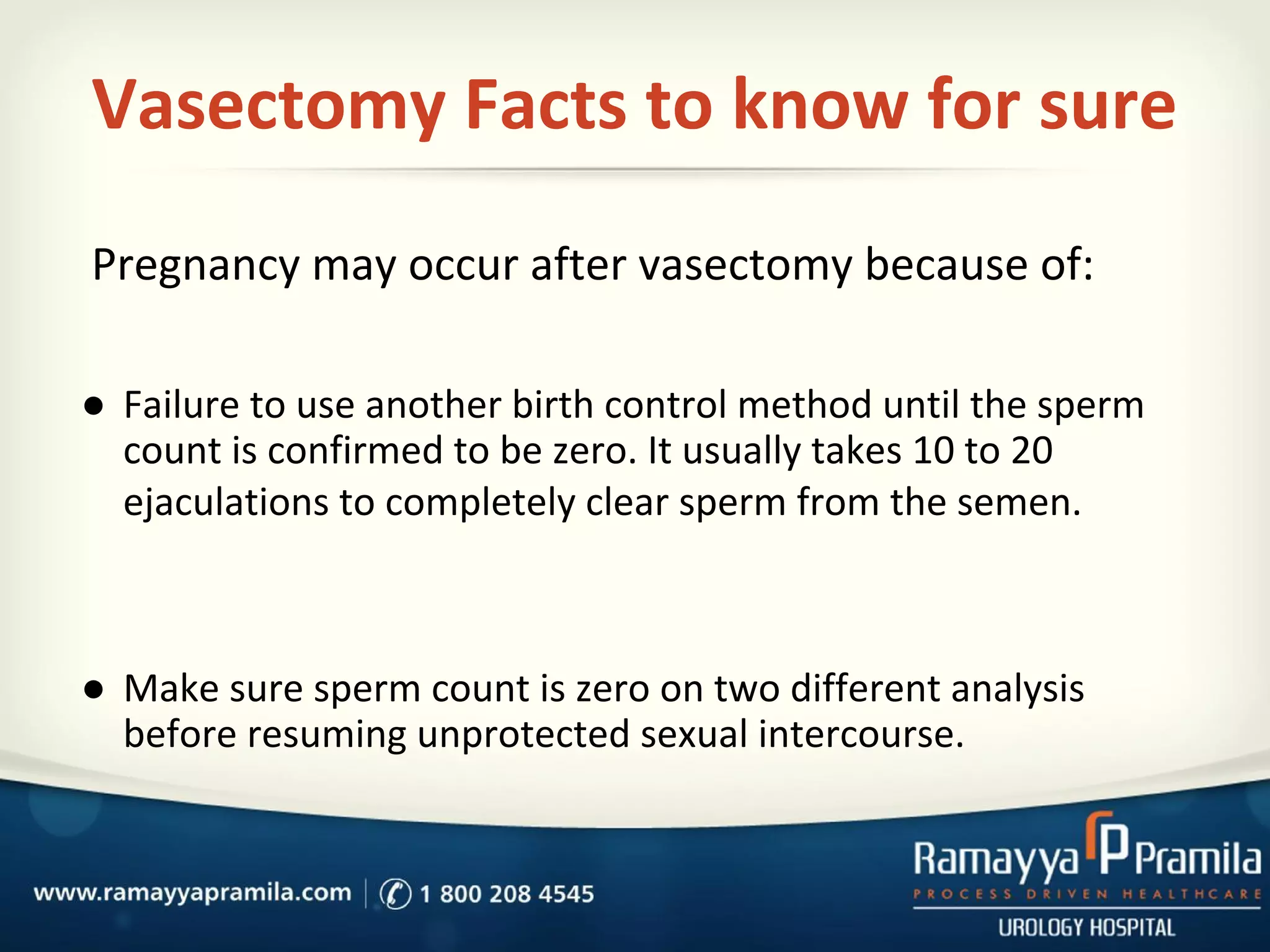 Vasectomy | PDF