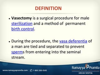 Male Sterilization Methods