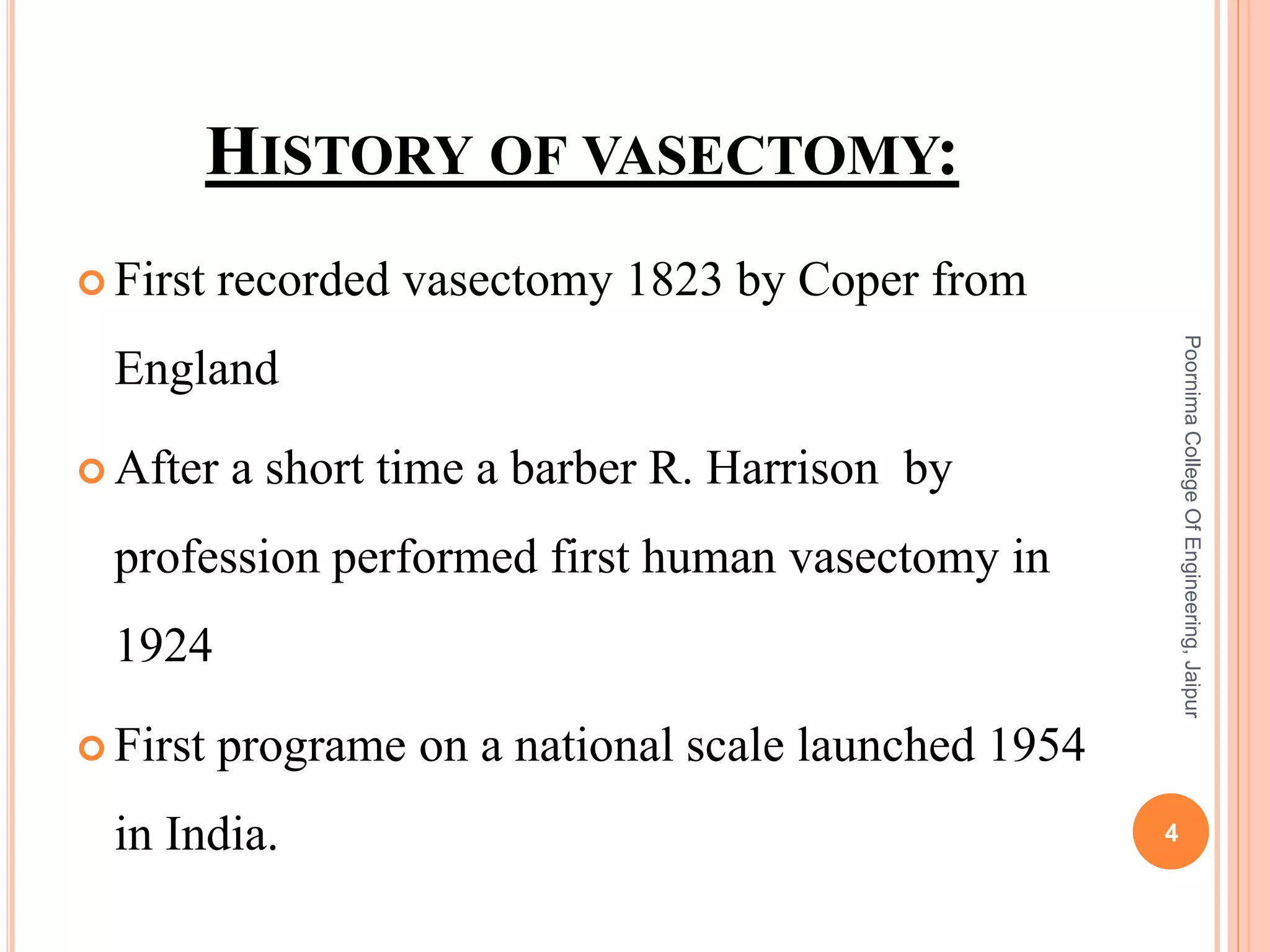 Vasectomy | PPTX