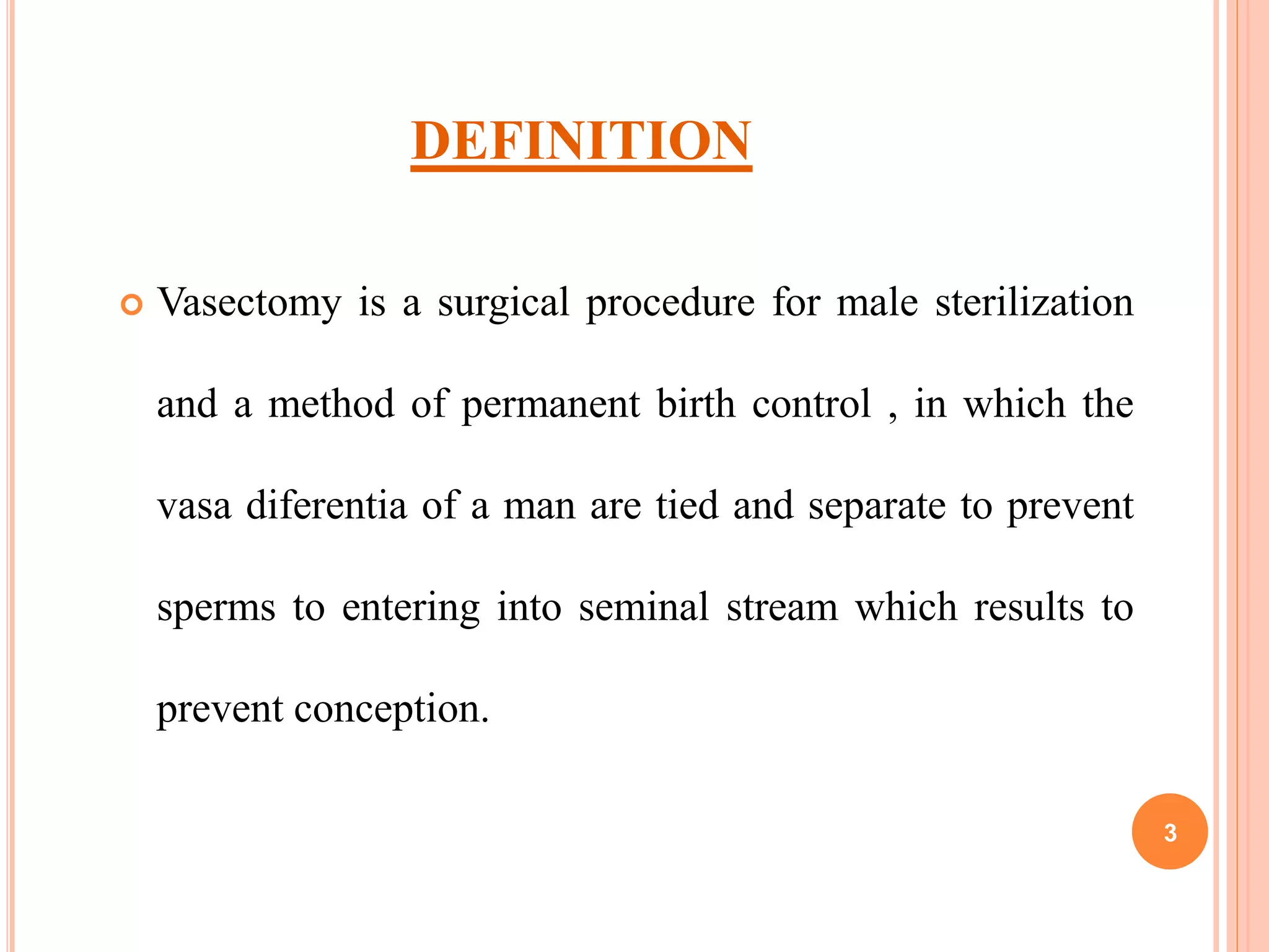 Vasectomy | PPTX