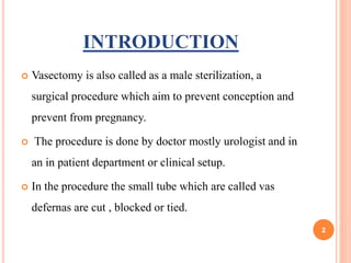 Vasectomy | PPTX