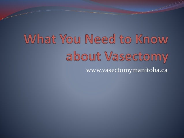 What a Vasectomy is Really Like
