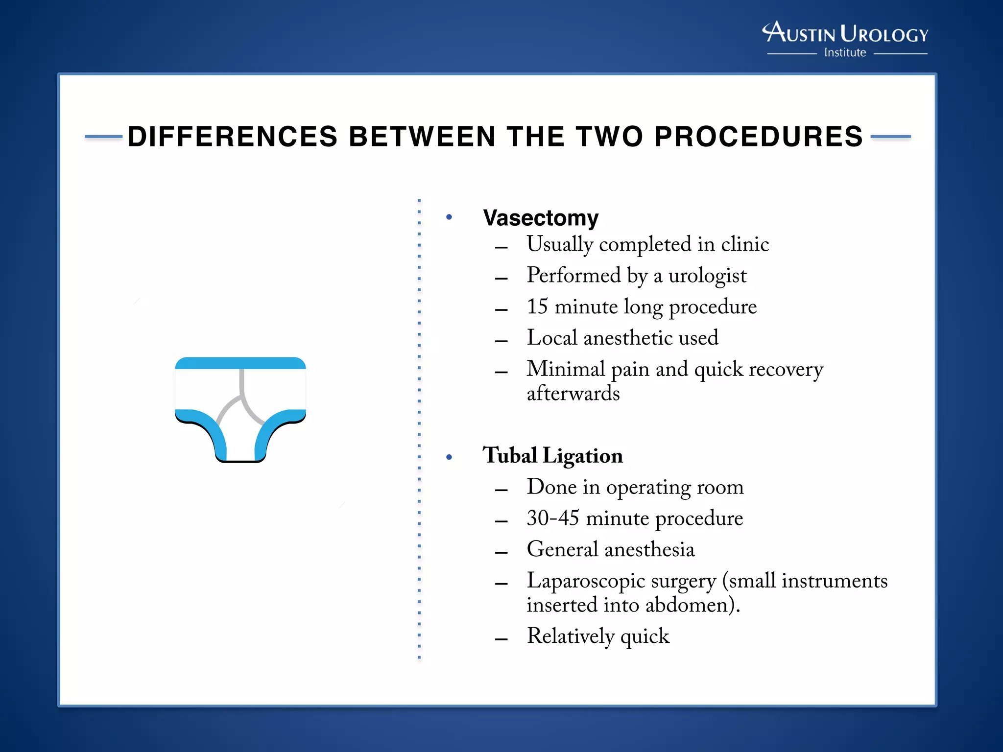 Vasectomy vs. Tubal Ligation | PDF