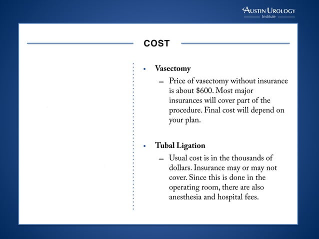 Vasectomy vs. Tubal Ligation | PDF | Infertility | Reproductive Health