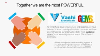 Vashi electricals brochure | PPT