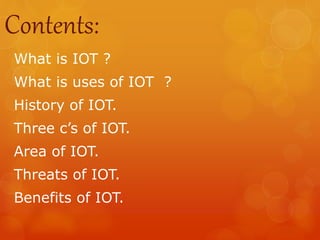 Internet of things By Naveen Kumar Sharma | PPT