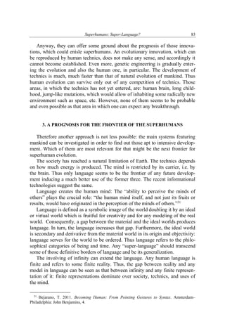 Superhumans: Superlanguage? | PDF