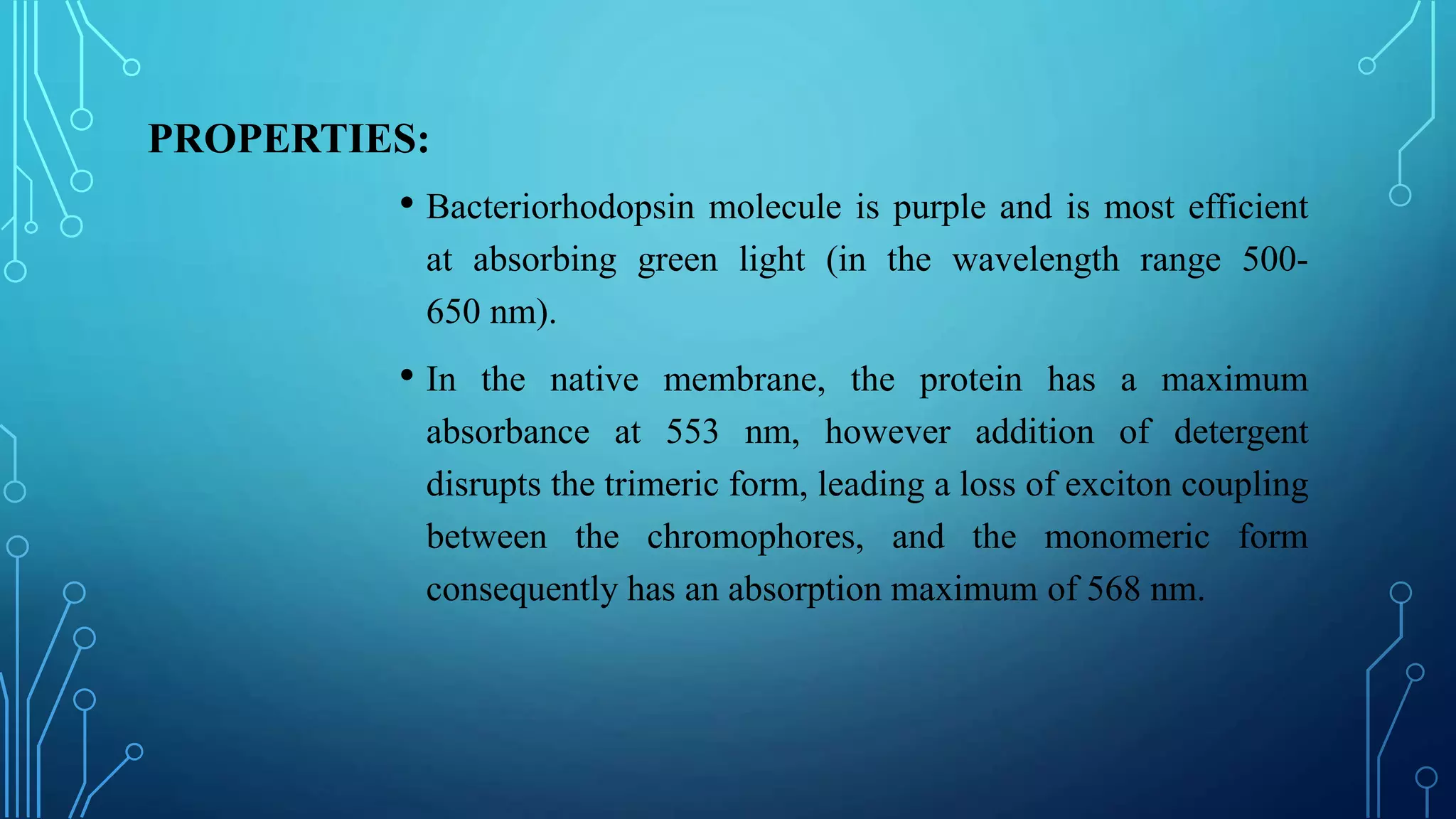 BACTERIAL RHODOPSIN. | PPTX